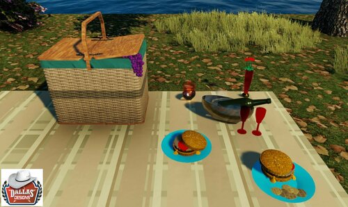 Picnic Vignette - Outdoor Items - Genesis3DX - Your 3DXChat Community