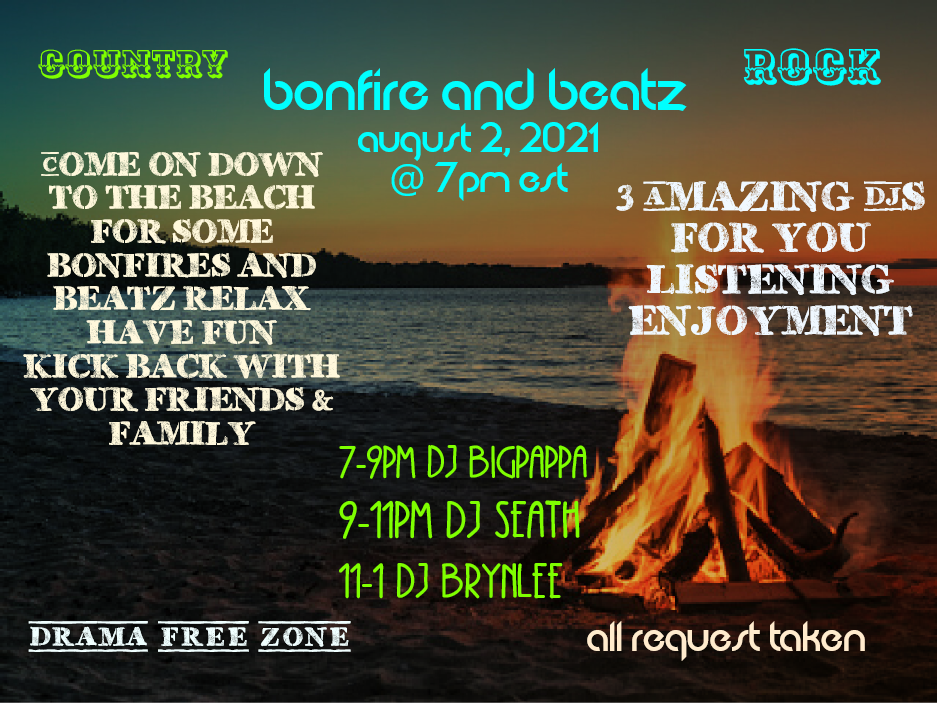BONFIRES AND BEATZ - Community Calendar - Genesis3DX
