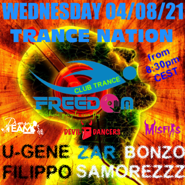 💥FREEDOM CLUB - TRANCE 💥 - Community Calendar - Genesis3DX
