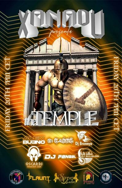 Xanadu Presents The Temple 7PM CET - Community Calendar - Genesis3DX