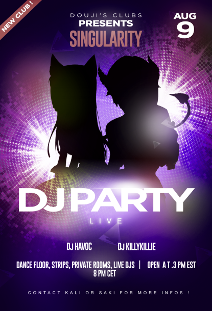New Club: Singularity DJ Party - Community Calendar - Genesis3DX