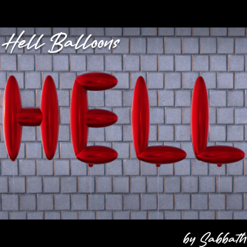 Hell Balloons - & Anything Misc - Genesis3DX - Your 3DXChat Community