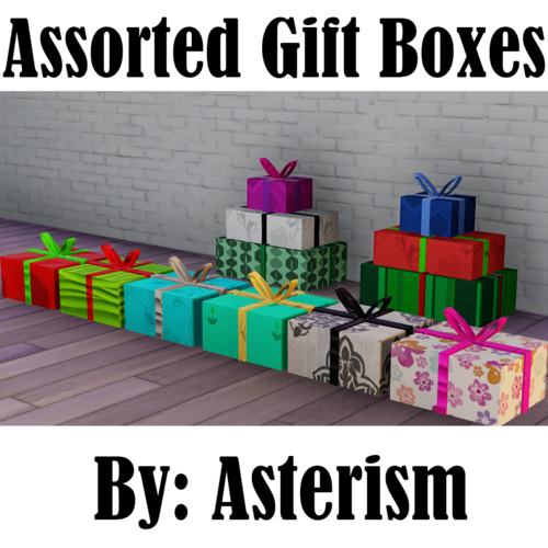 Assorted Gift Boxes- All Included - Christmas - Genesis3DX