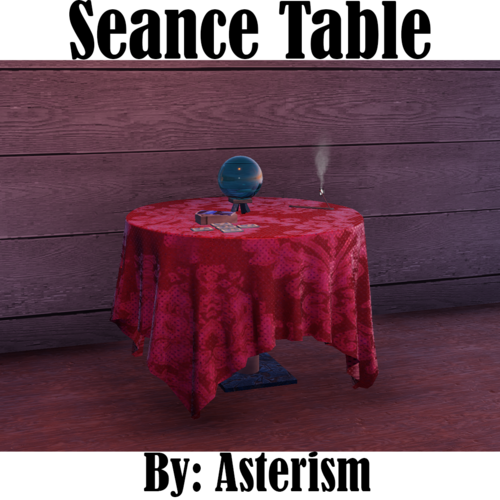 Seance Table- Tabletop Items Included - Halloween - Genesis3DX