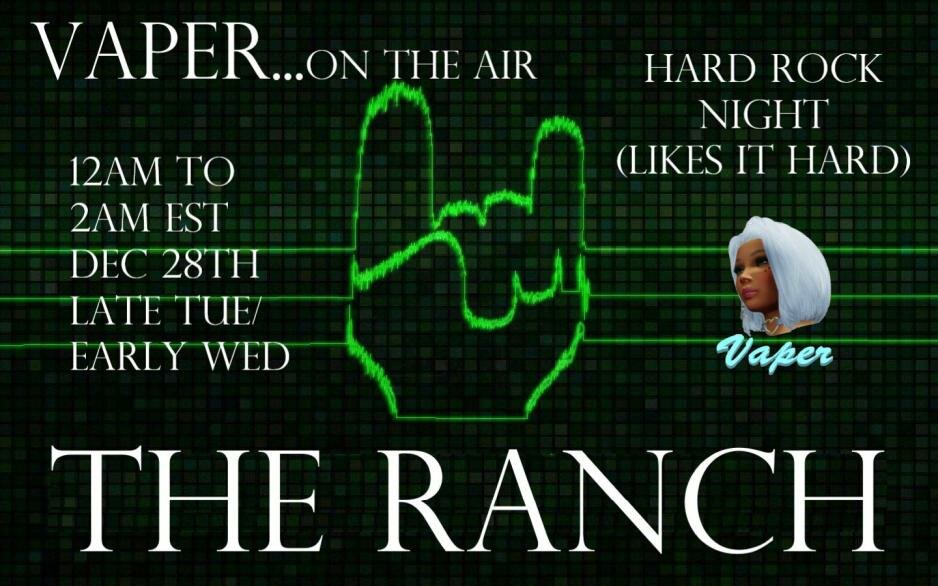 END OF THE YEAR HARD ROCK BASH AT THE RANCH! w/VAPER - Community ...