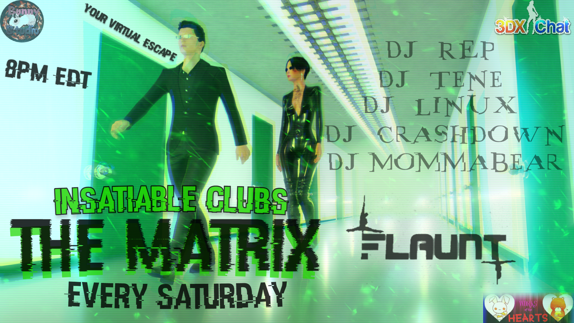💋 Insatiable Clubs 🔢Enter The Matrix 💚- 2.26.22 ~ 8PM EDT - Community ...
