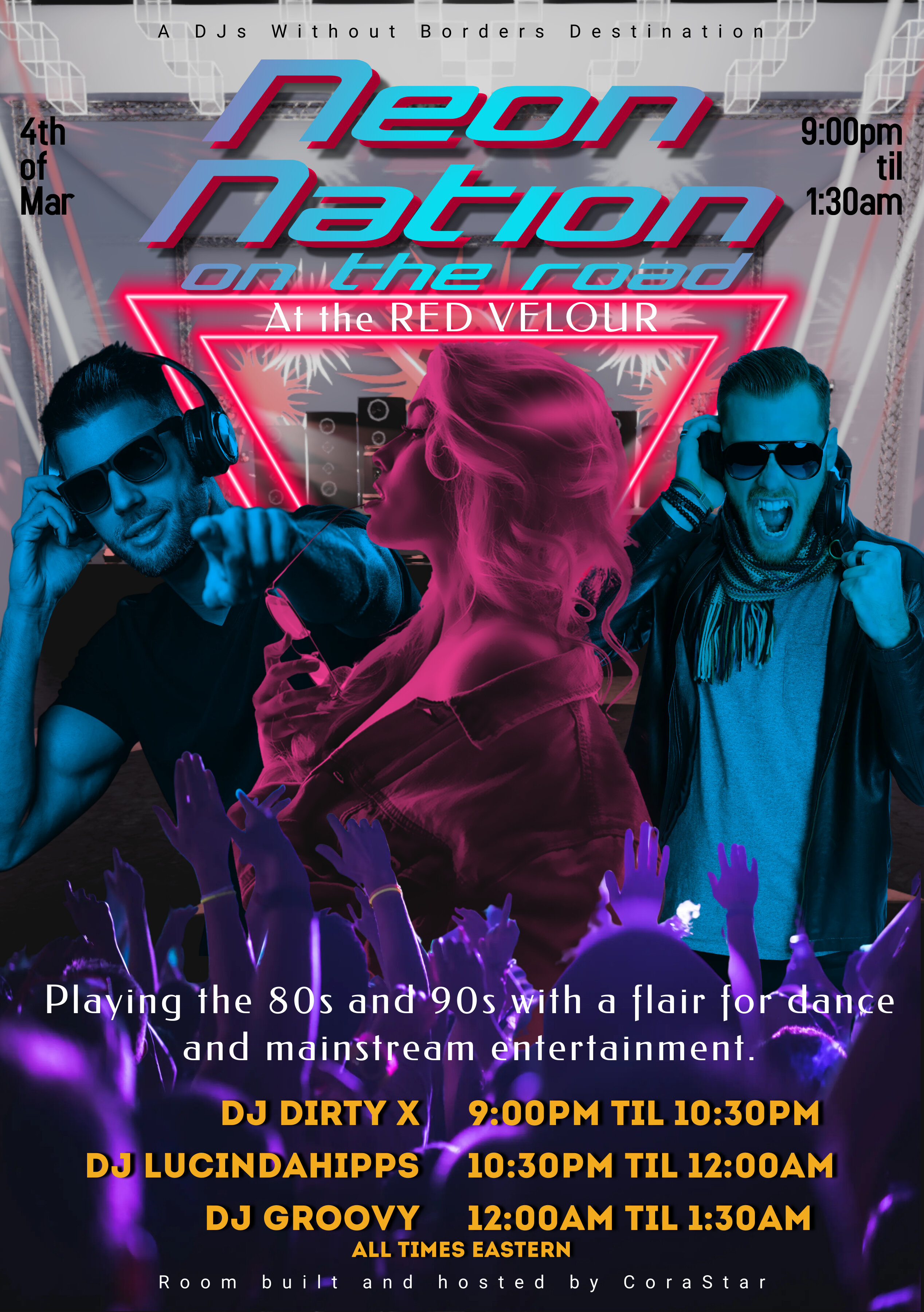 Neon Nation on the Road @Red Velour - Community Calendar - Genesis3DX