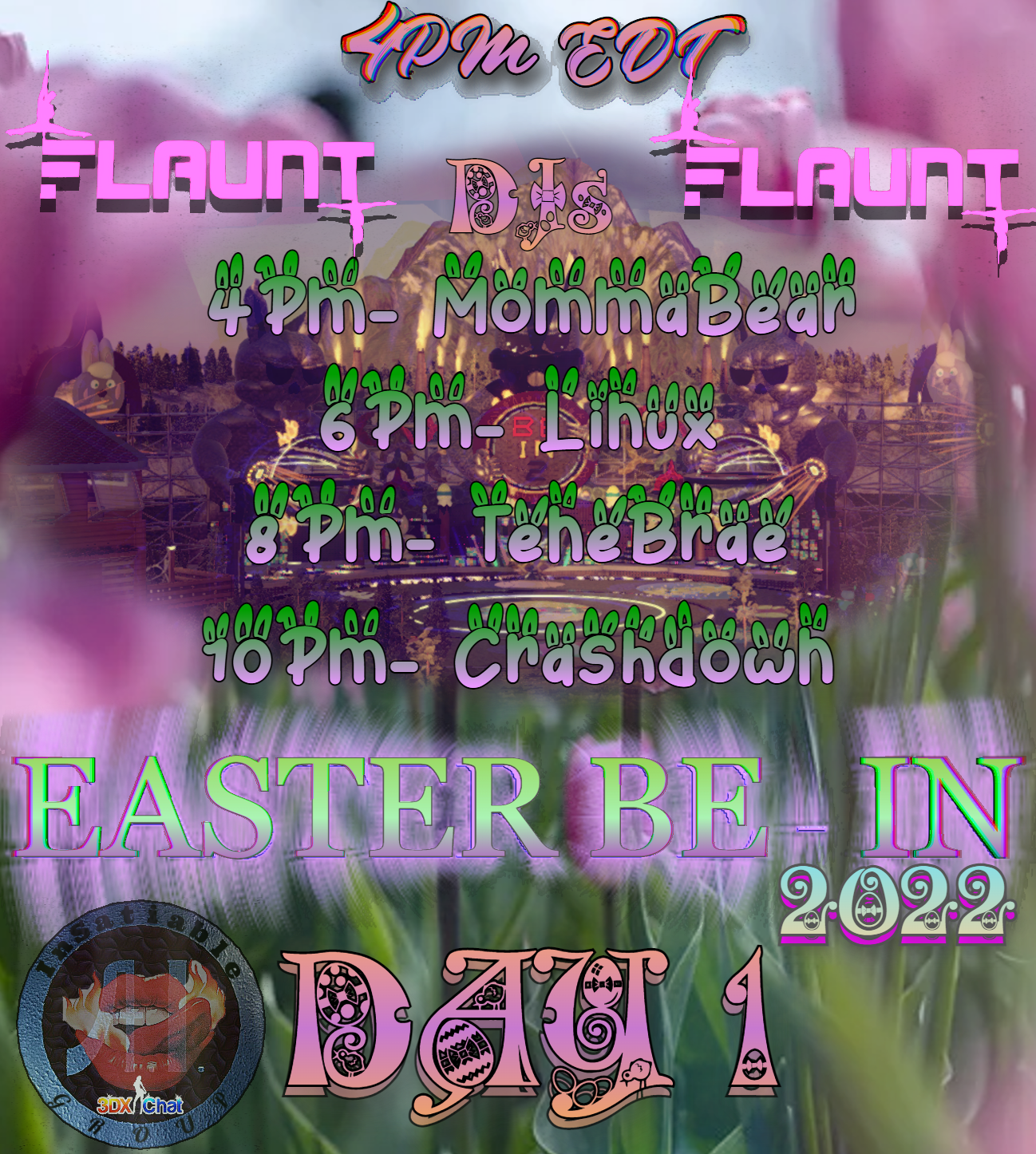 Insatiable💋𝐀𝐍𝐍𝐔𝐀𝐋 𝐄𝐀𝐒𝐓𝐄𝐑 𝐁𝐄-𝐈𝐍 2022: BAD BUNNY DAY 1🌷 - Community ...