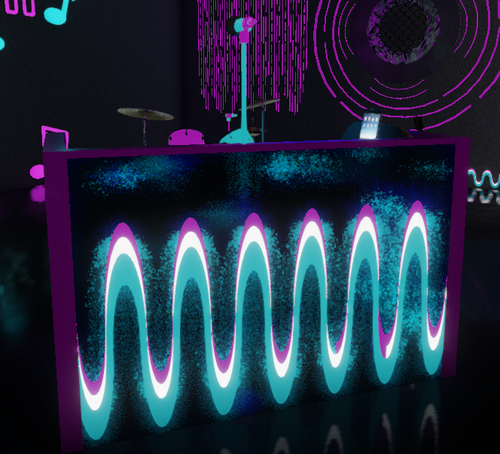 Teal & Purple DJ Booth - Electronics - Genesis3DX - Your 3DXChat Community