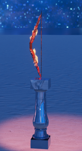 Fantasy Fire Bow - Themed/ Fantasy/ Game Objects - Genesis3DX