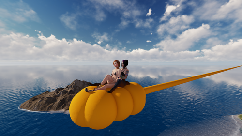 Flying Nimbus (Dragon ball) By TsJenny - Outdoor Items - Genesis3DX