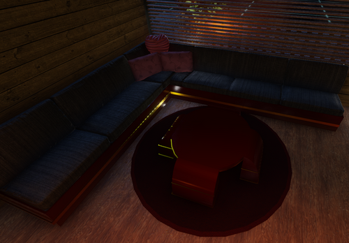 Rose Colour Lounge Set - Living Room - Genesis3DX - Your 3DXChat Community