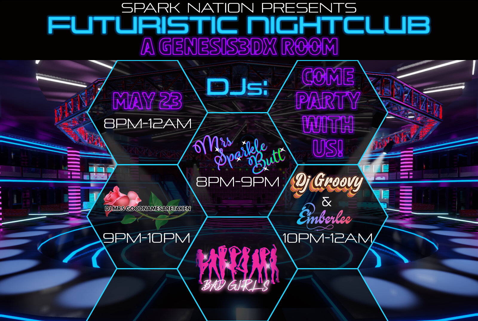 Spark Nation Presents: Futuristic Nightclub by Genesis - Community ...