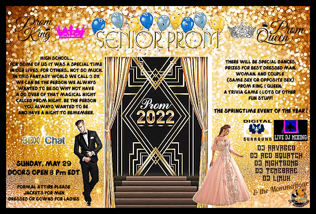 Insatiable Presents 💋SENIOR PROM🎶💃🏻👑 5/29/22 - 8PM EDT - Community ...