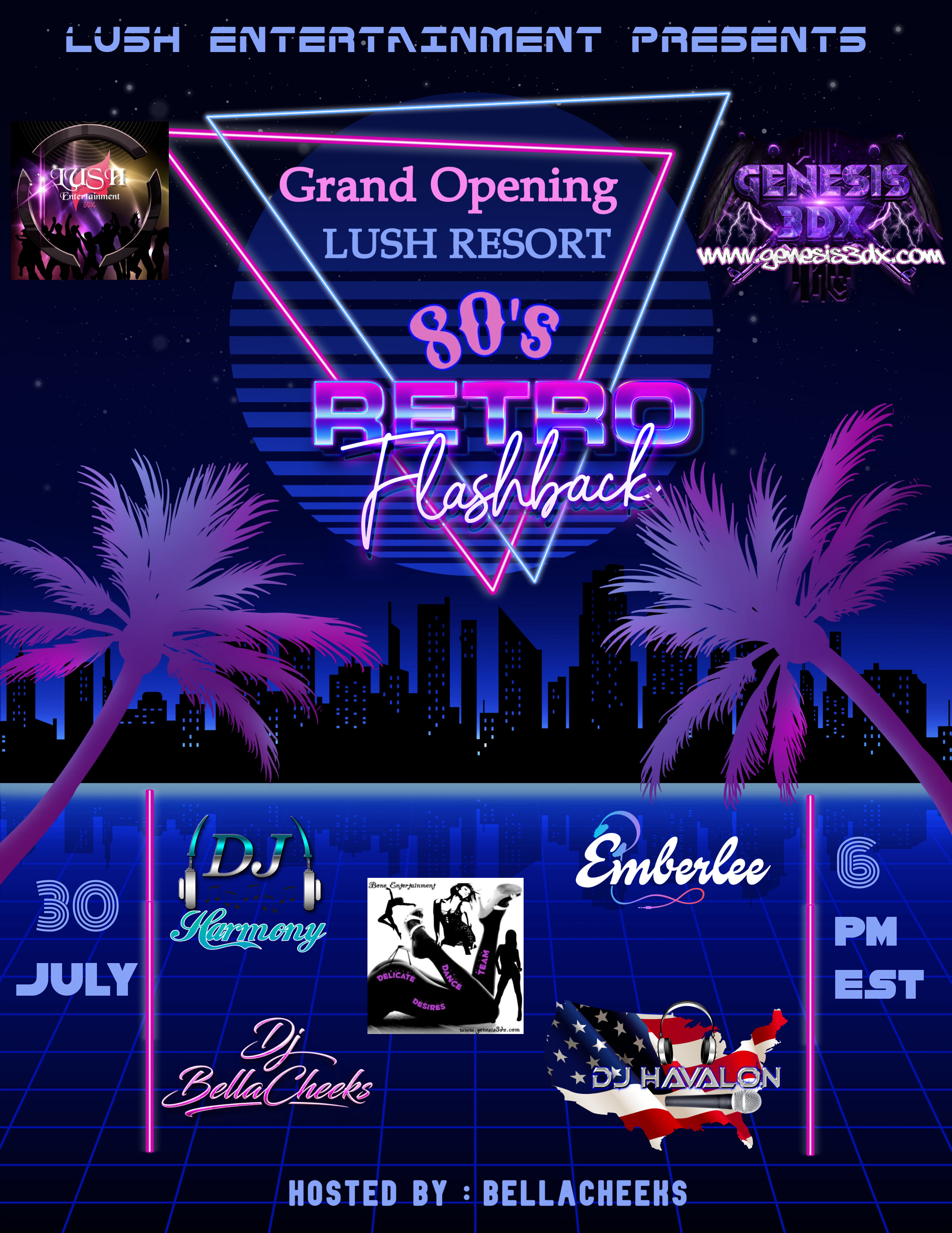 Lush Resort (Grand Opening) - Genesis3DX Supporters - Genesis3DX