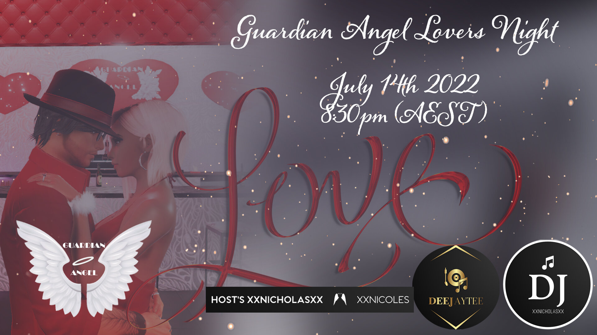 Guardian Angel's Lovers Night - Community Calendar - Genesis3DX