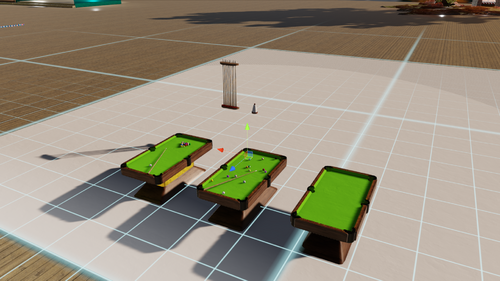 Pool Table With balls - Awen Builds Stuff - Genesis3DX