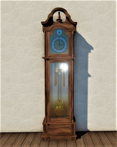 Tempus Fugit Grandfather Clock - Indoor Items - Genesis3DX