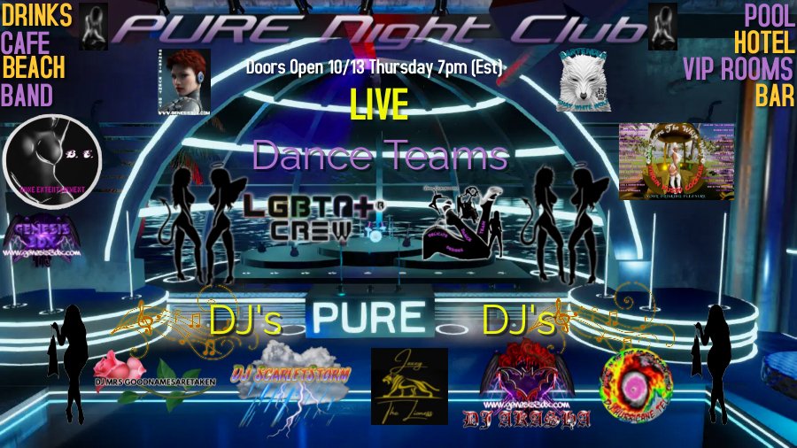 PURE Night Club - Genesis3DX Supporters - Genesis3DX