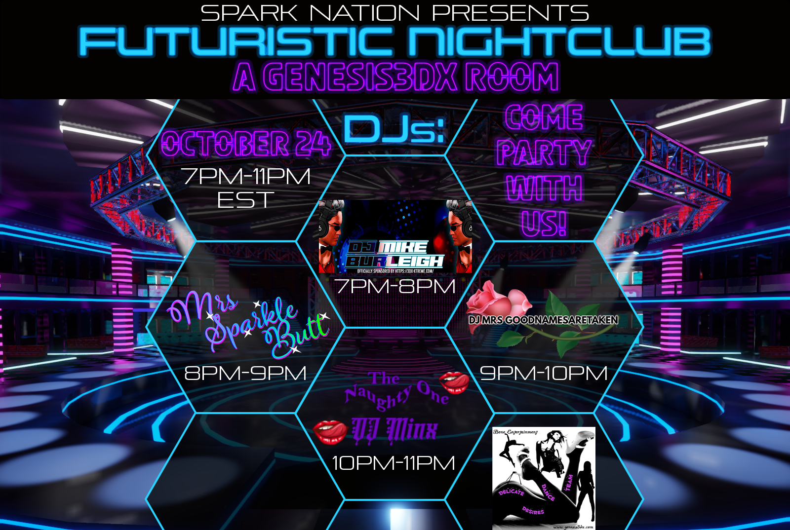 Spark Nation Presents: Futuristic Nightclub by Genesis - Community ...