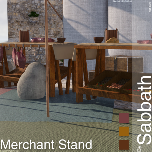 Merchant Stand - Themed/ Fantasy/ Game - Genesis3DX - Your 3DXChat ...
