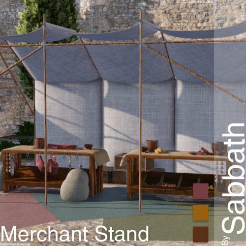 Merchant Stand - Themed/ Fantasy/ Game - Genesis3DX - Your 3DXChat ...