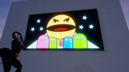 Evil PACMAN Painting By TsJenny - Artwork, Signs, & Logos - Genesis3DX