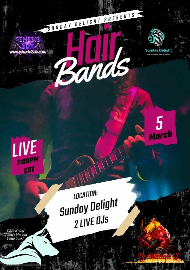 SUNDAY DELIGHT - HAIR BANDS!!! - Genesis3DX Supporters - Genesis3DX