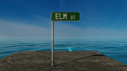 Elm Street Sign - Artwork, Signs, & Logos - Genesis3DX - Your 3DXChat ...