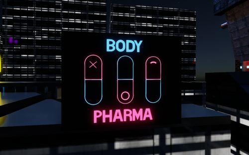 Dystopian Logo Design - Body Pharma - Artwork, Signs, & Logos ...