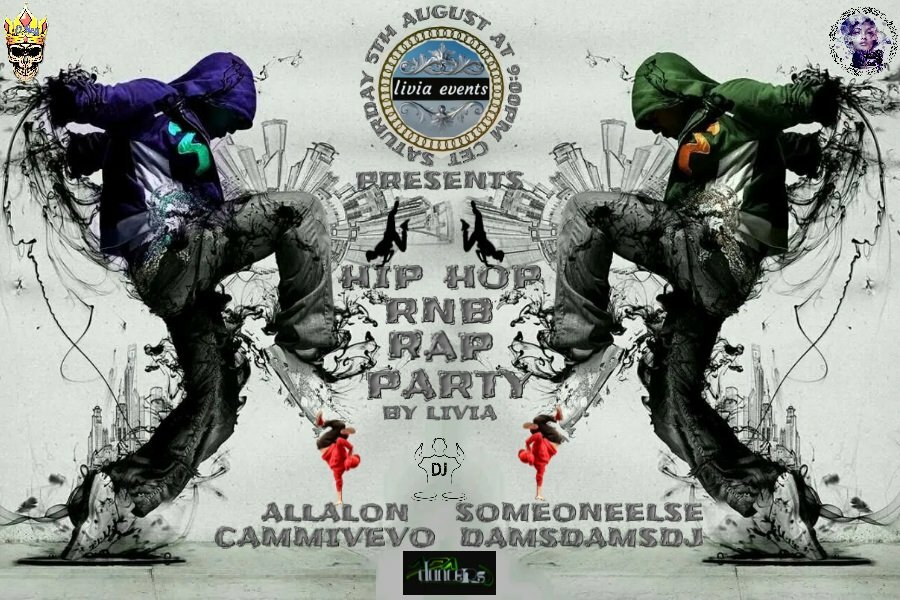 HIP HOP - RNB - RAP PARTY by LIVIA EVENTS - Community Calendar - Genesis3DX