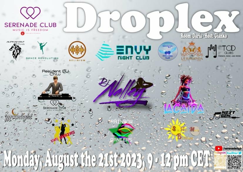 Droplex 😈🖤 - Community Calendar - Genesis3DX