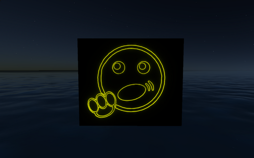 Neon Sign "Lewd Emoji" - Artwork, Signs, & Logos - Genesis3DX - Your ...