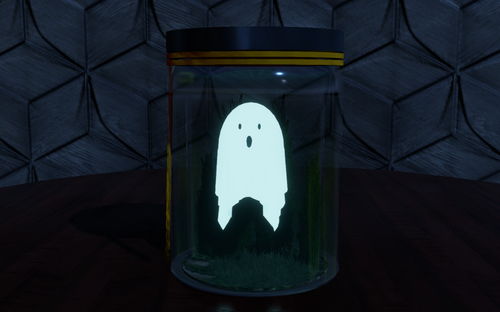 Halloween Decor - Ghost in a jar - Halloween - Genesis3DX