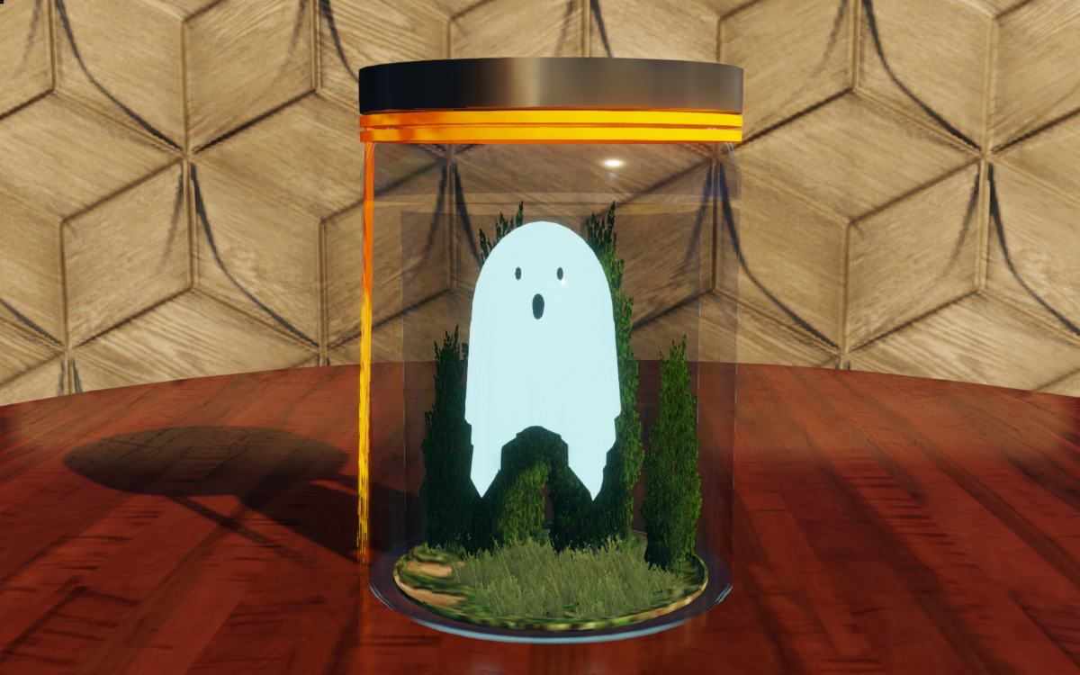 Halloween Decor - Ghost in a jar - Halloween - Genesis3DX - Your ...