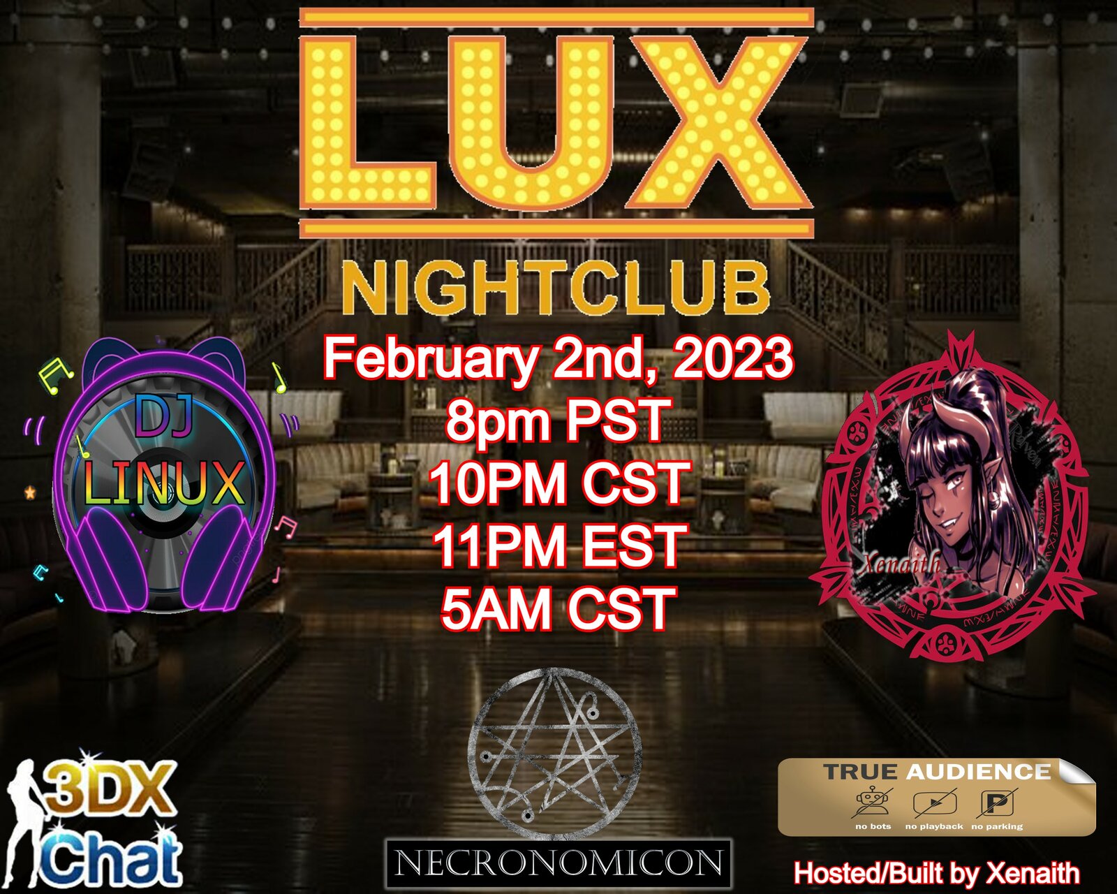 The Lux Night Club - Feb.02.2023 - LinuX Photos - Genesis3DX