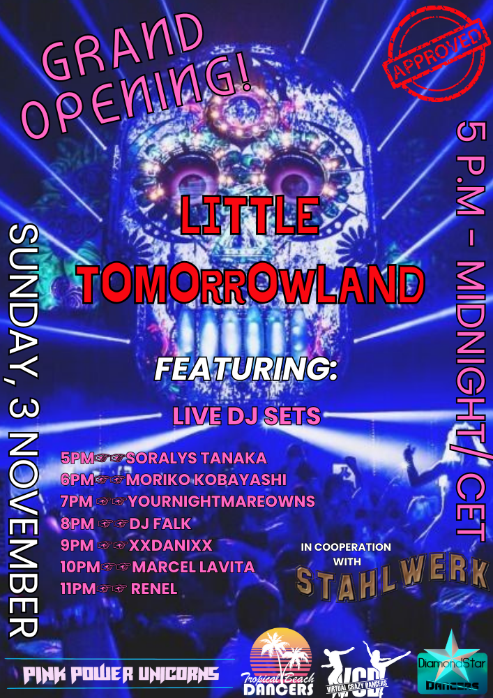 OPENING Little TomorrowLand - Community Calendar - Genesis3DX