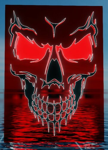 Scary Skull Artwork - Awen Builds Stuff - Genesis3DX - Your 3DXChat ...