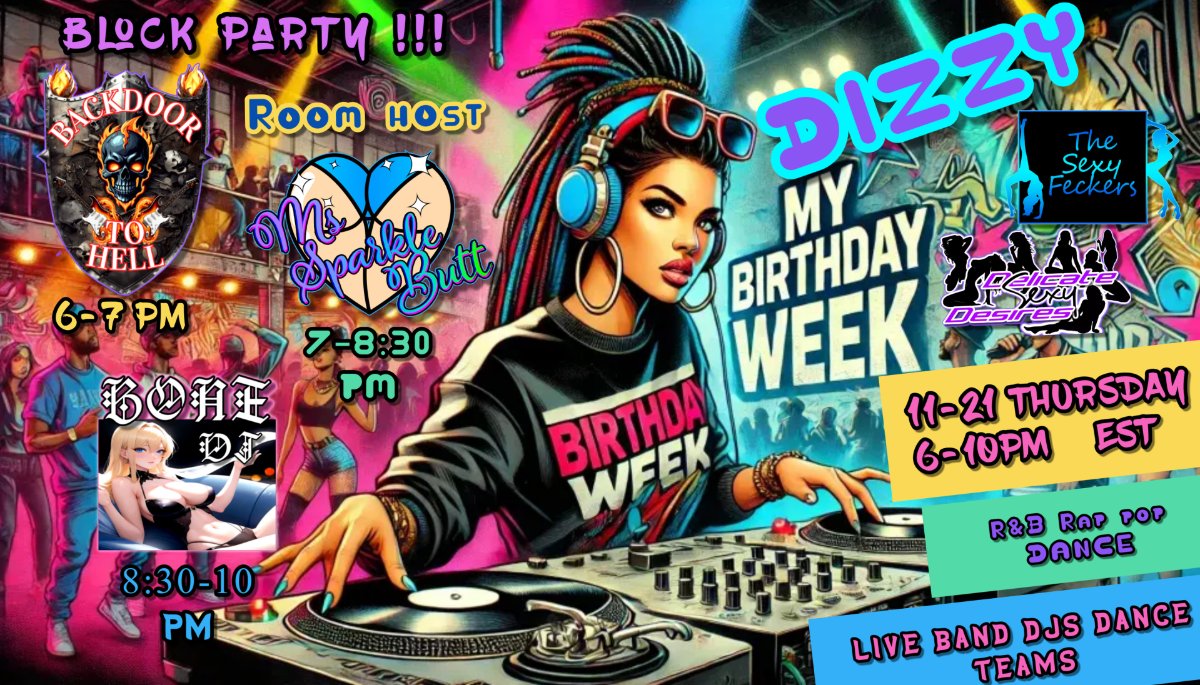 Block Party Dizzy Birthday Bash - Community Calendar - Genesis3DX