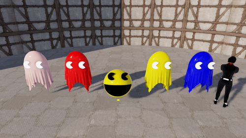 PacMan & Ghosts - ALTitude - Genesis3DX - Your 3DXChat Community
