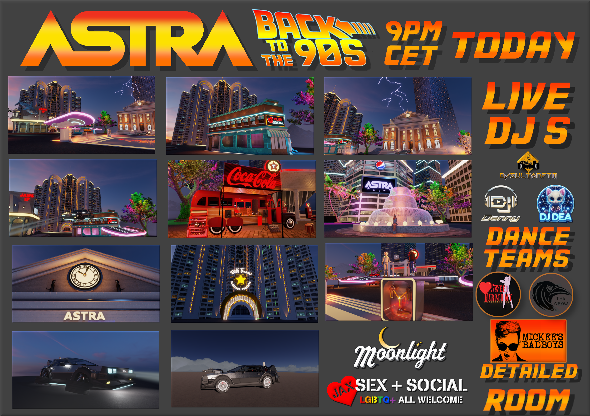 Back to the 90s -ASTRA GRAND OPENING - Community Calendar - Genesis3DX ...